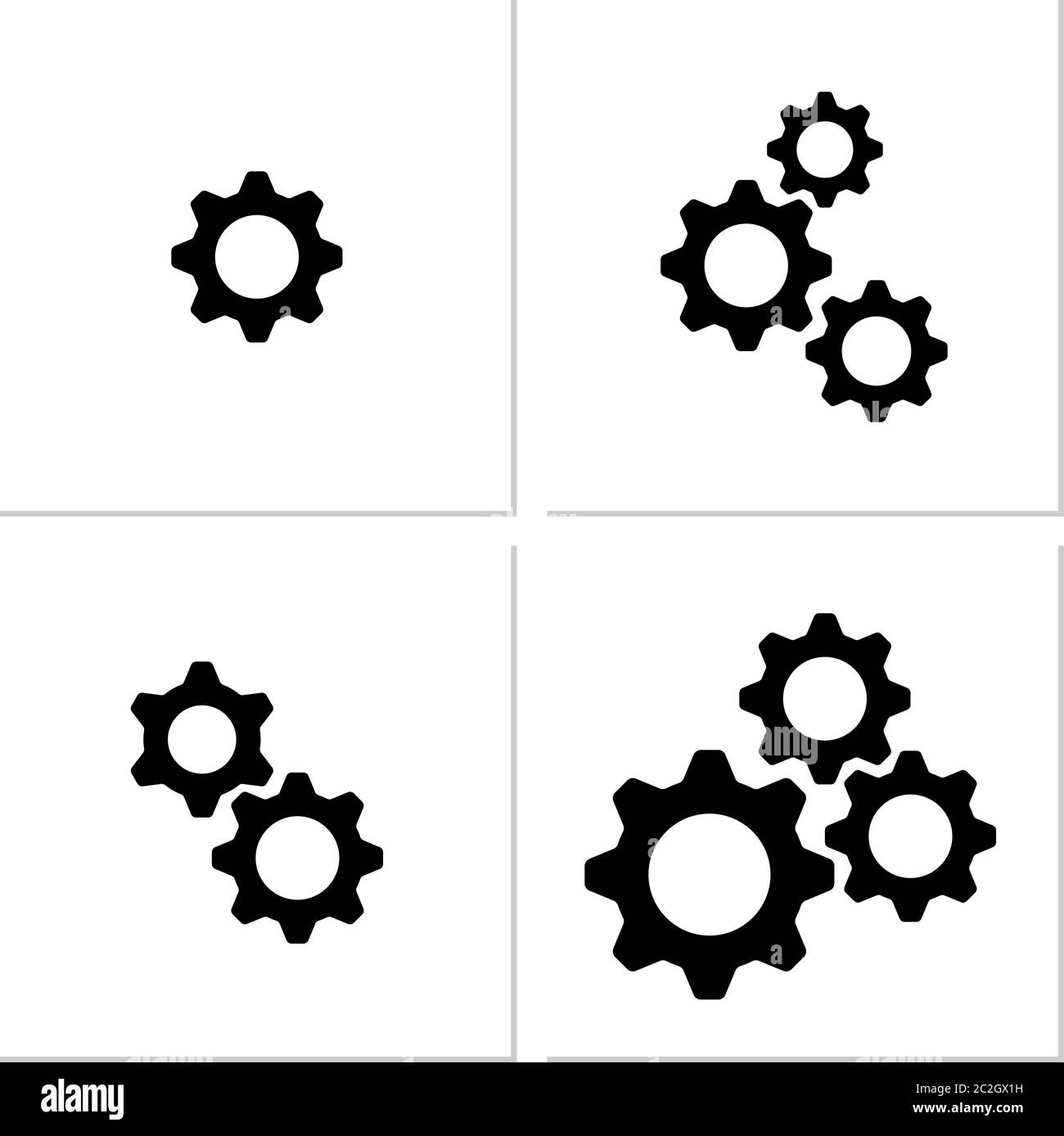 Setting Icon, Gear, User Preference Setting Vector Art Illustration Stock Vector Image & Art - Alamy