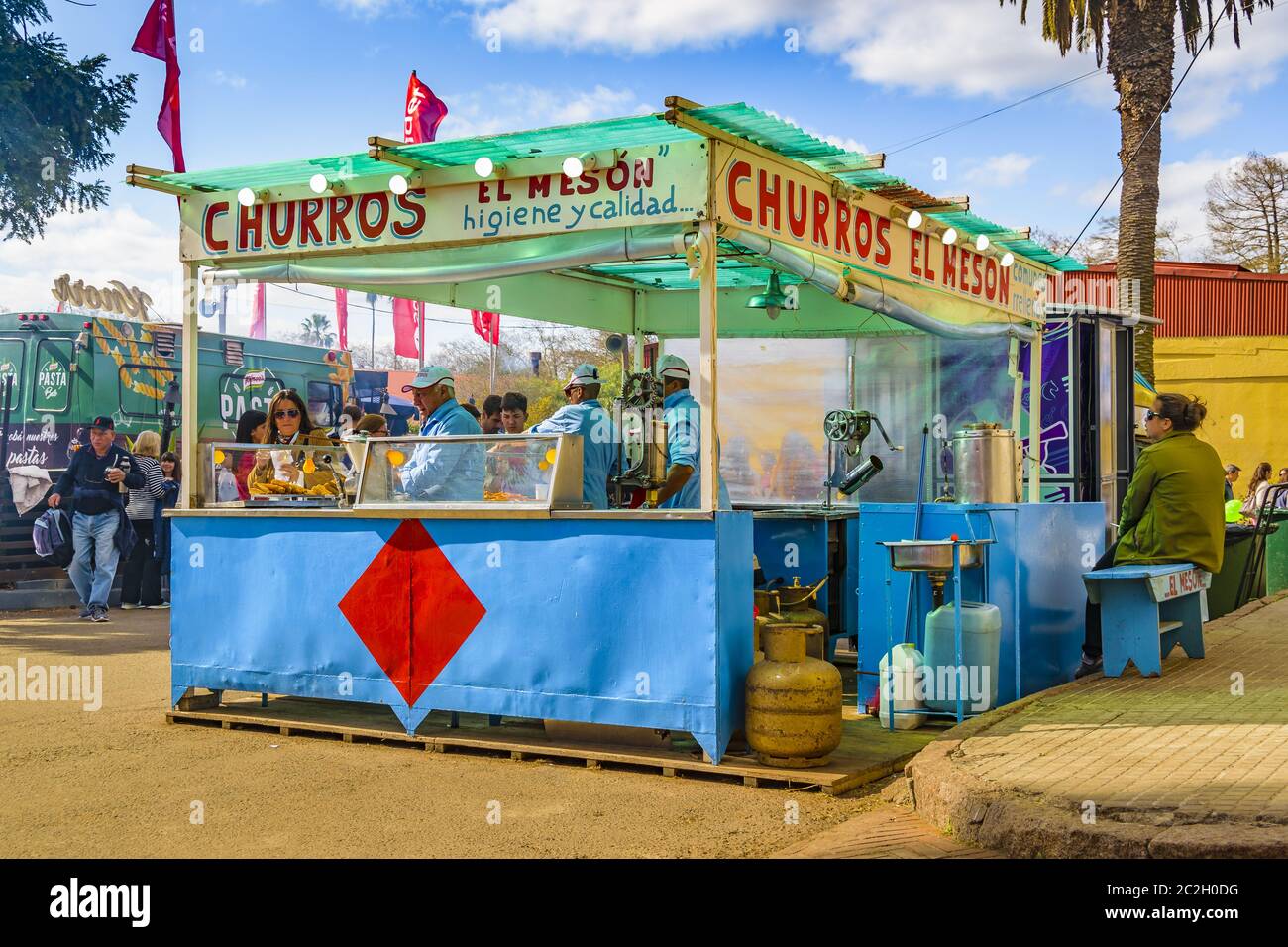 Churros Stand, Rural Exhibition, Montevideo, Uruguay Stock Photo - Alamy