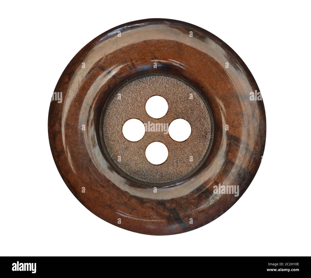 Detail of the button isolated on white background Stock Photo - Alamy