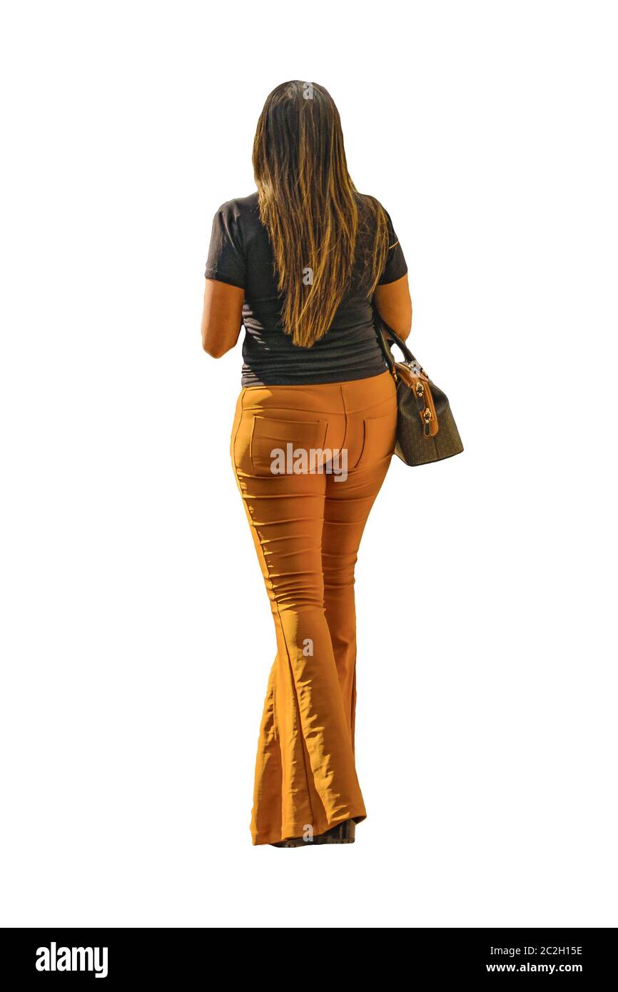 Attractive Latin Woman Back View Photo Stock Photo - Alamy