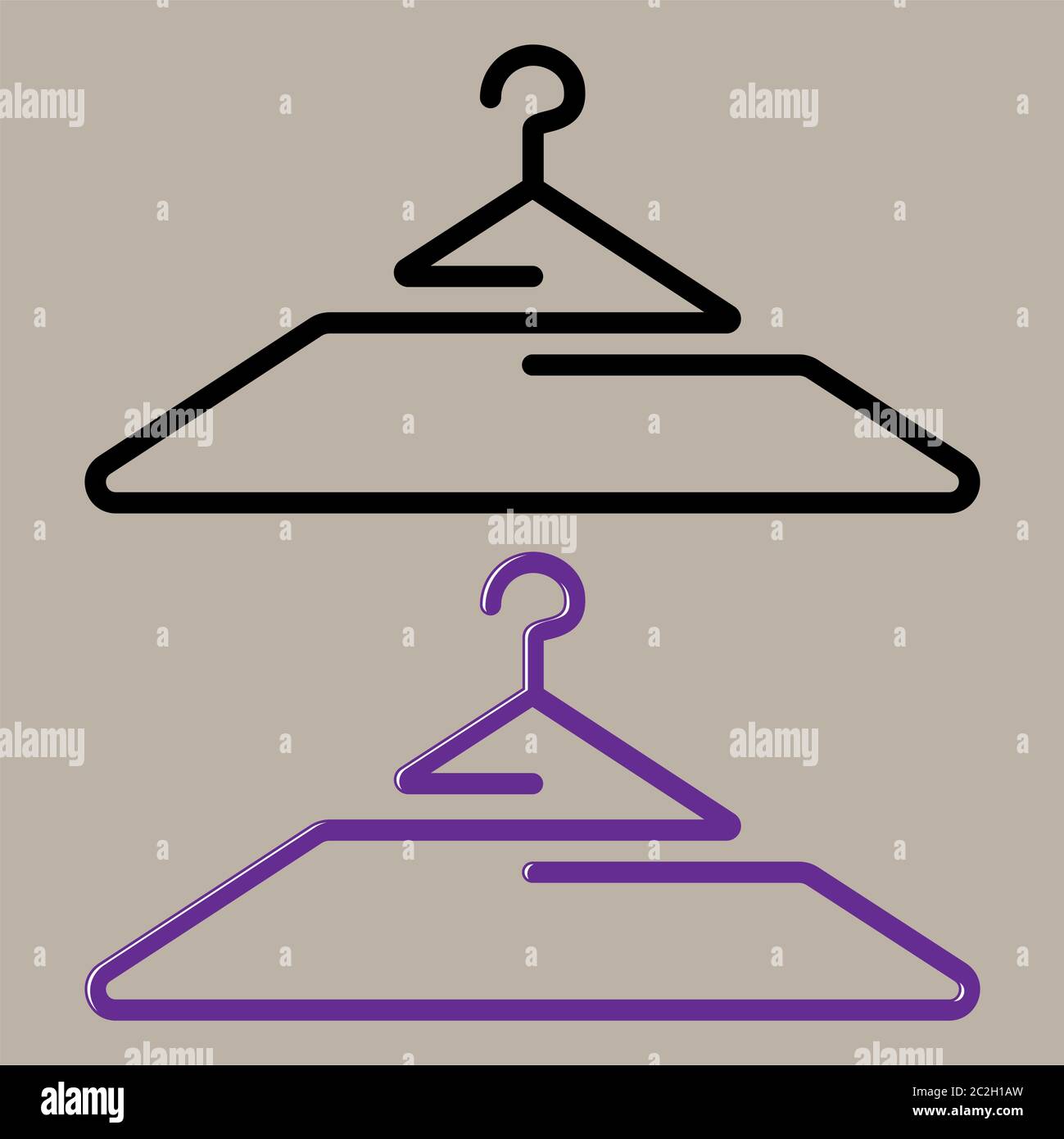 Innovative hanger design Stock Vector Images - Alamy