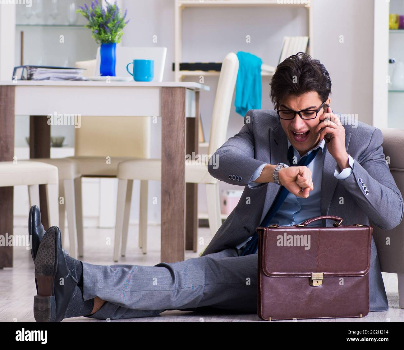Run oversleep hi-res stock photography and images - Alamy