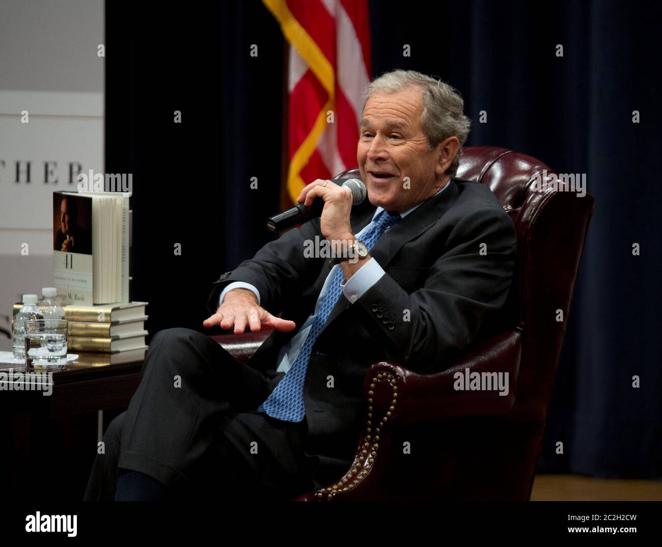 College Station, Texas USA, November 11 2014: Former U.S. President ...