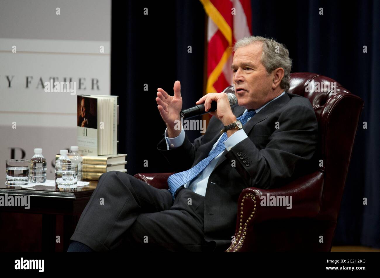 College Station, Texas USA, November 11 2014: Former U.S. President ...