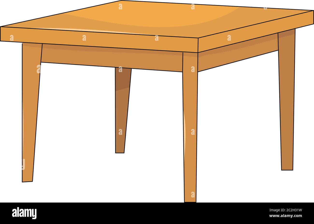 vector, isolated table Stock Vector Image & Art - Alamy