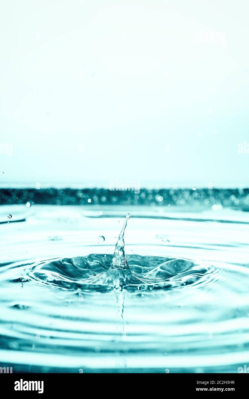 water drop background Stock Photo - Alamy