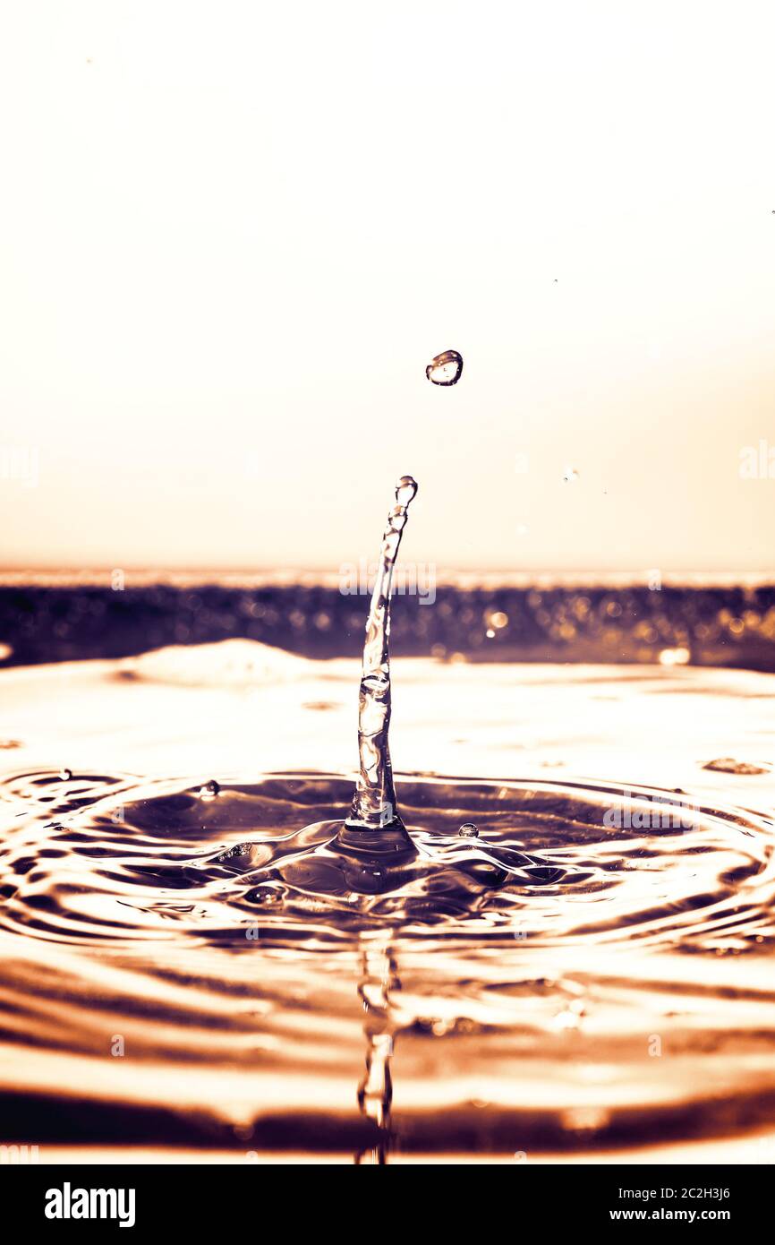 water drop background Stock Photo - Alamy