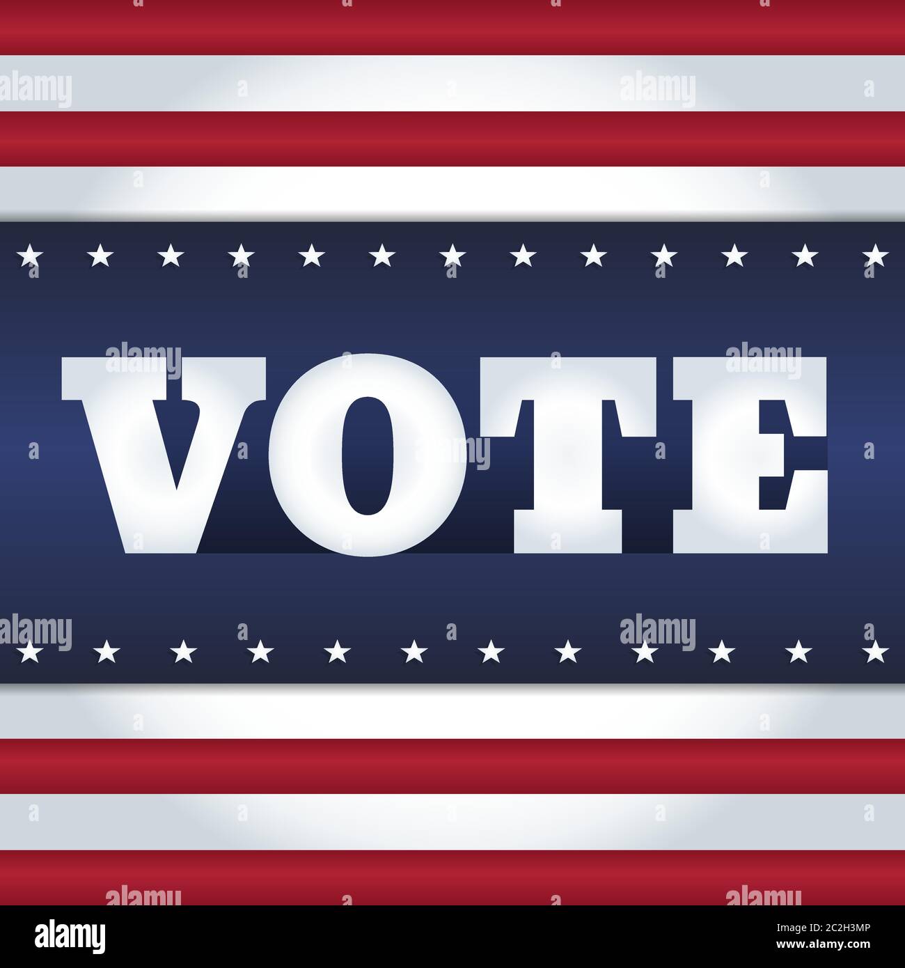 Elections card design. Word "Vote" on an abstract background in a style ...