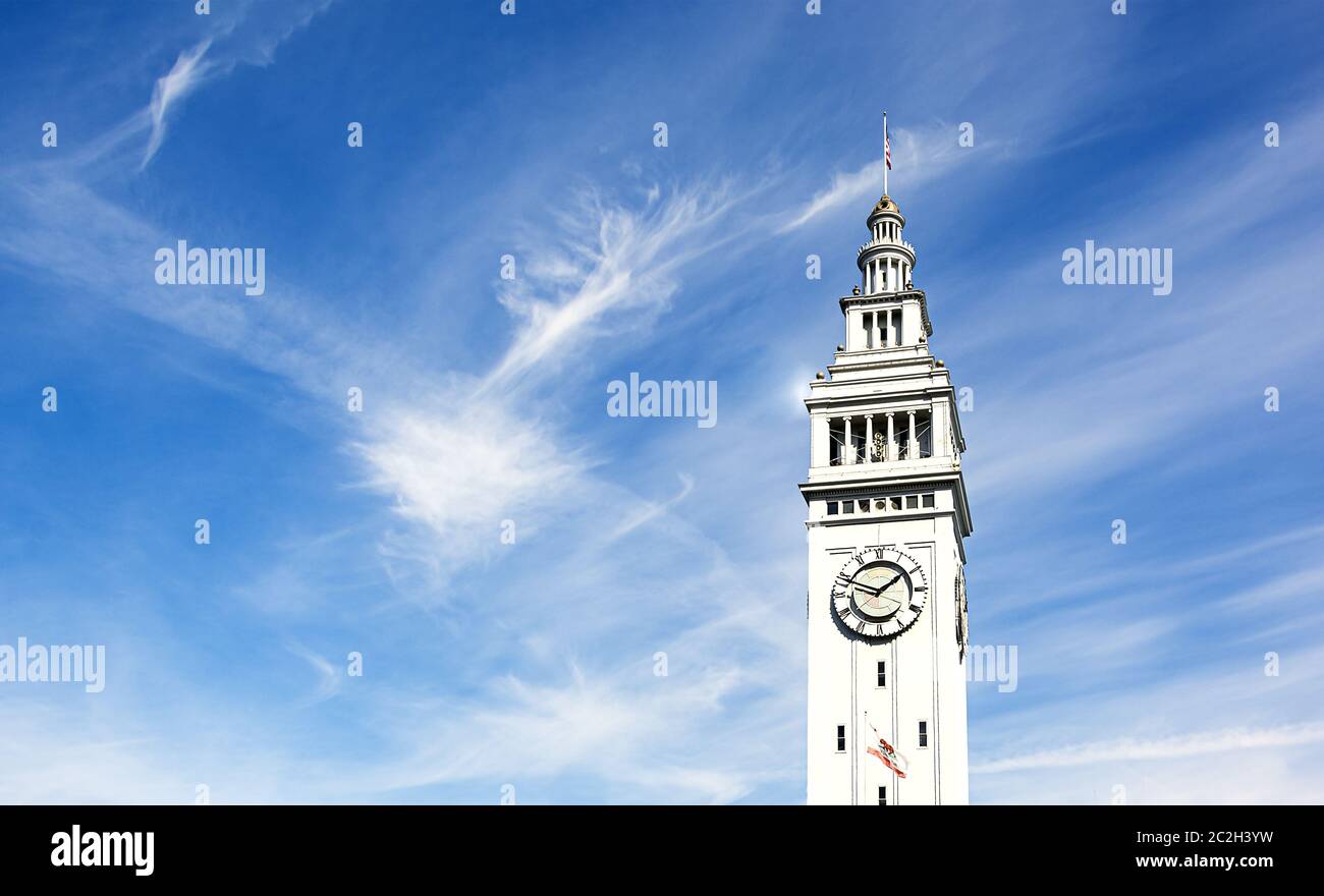 Ferry clock tower hi-res stock photography and images - Alamy