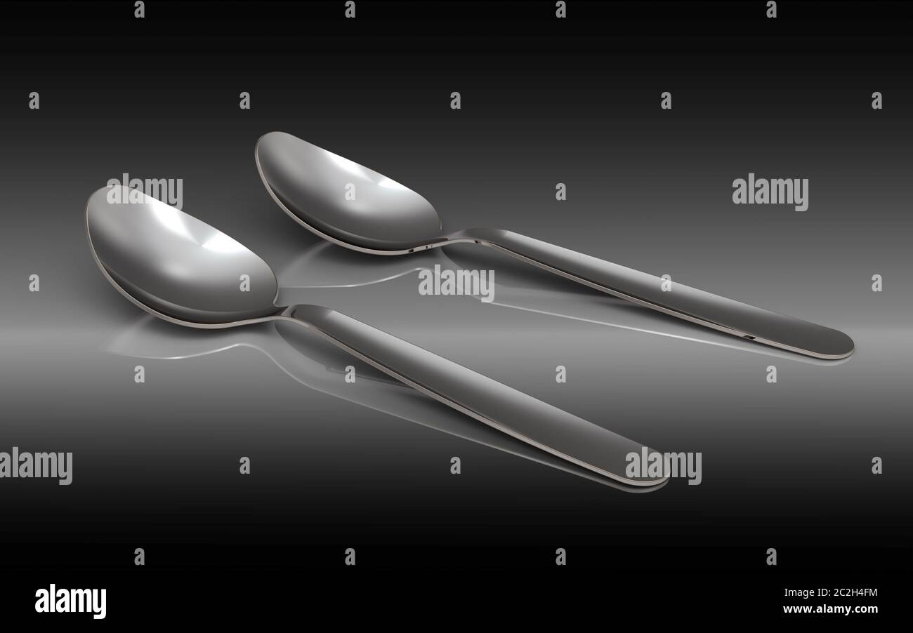 Image of spoons Stock Photo - Alamy