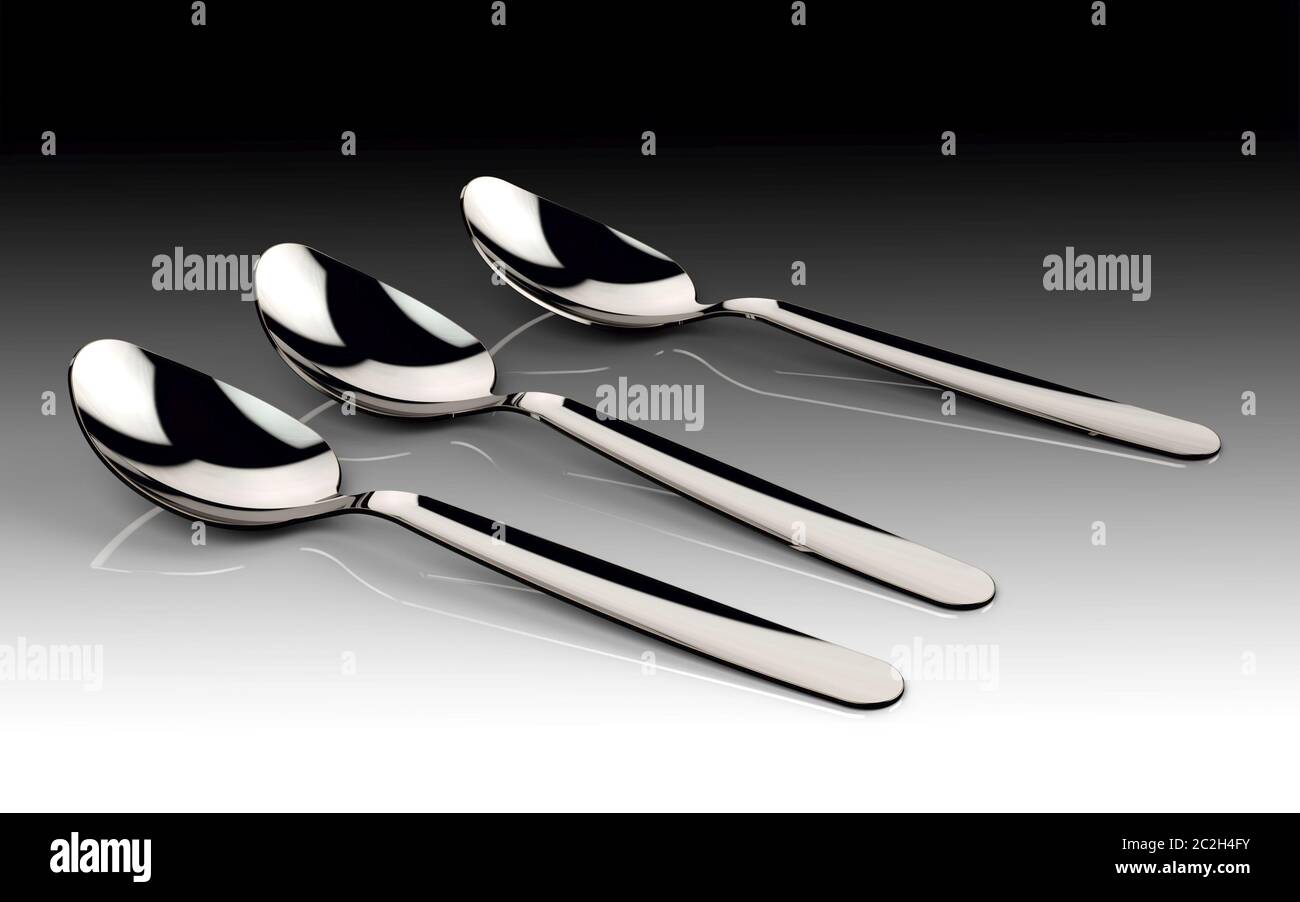 Image of spoons Stock Photo - Alamy