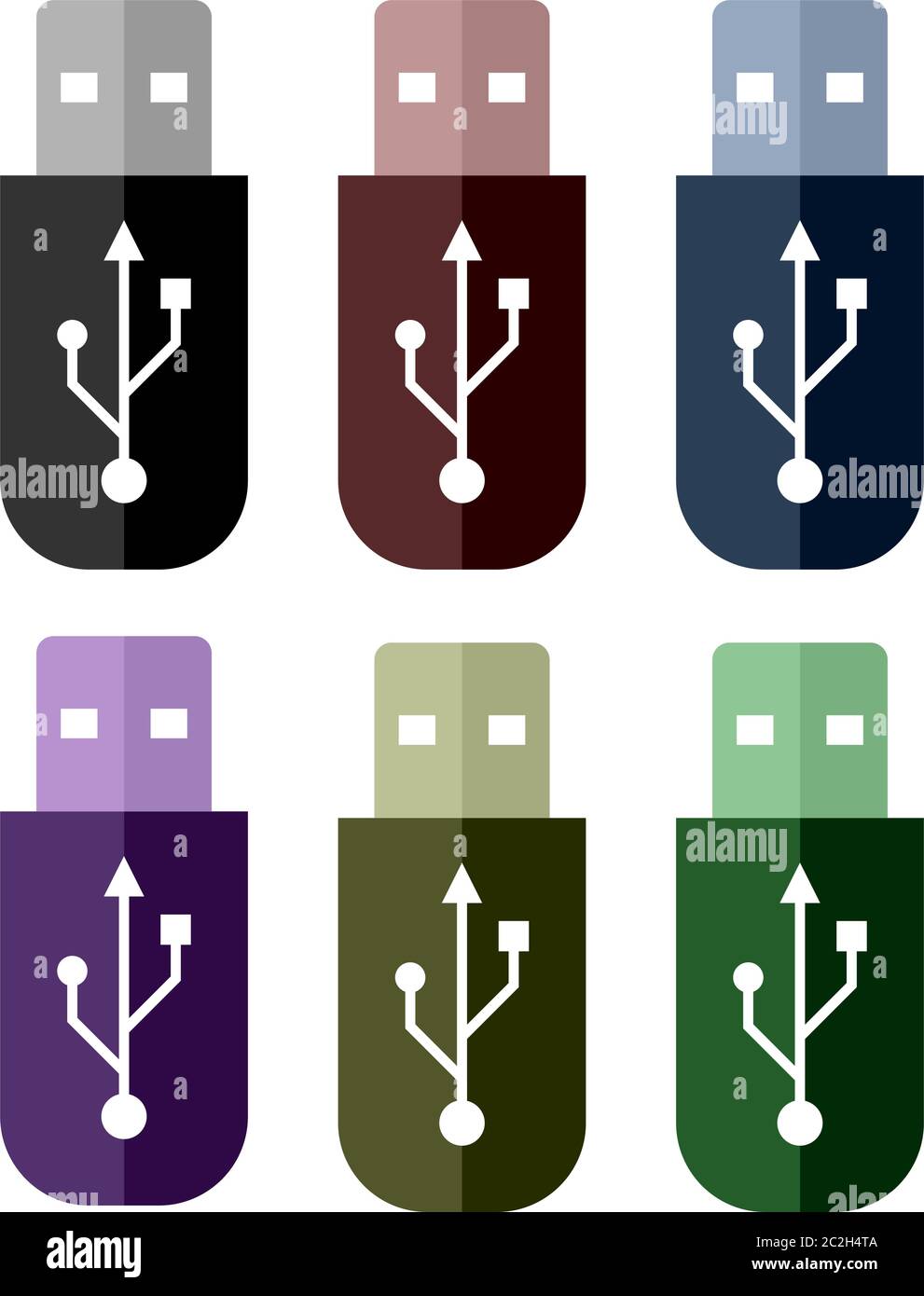 Clip art usb Stock Vector Images - Alamy