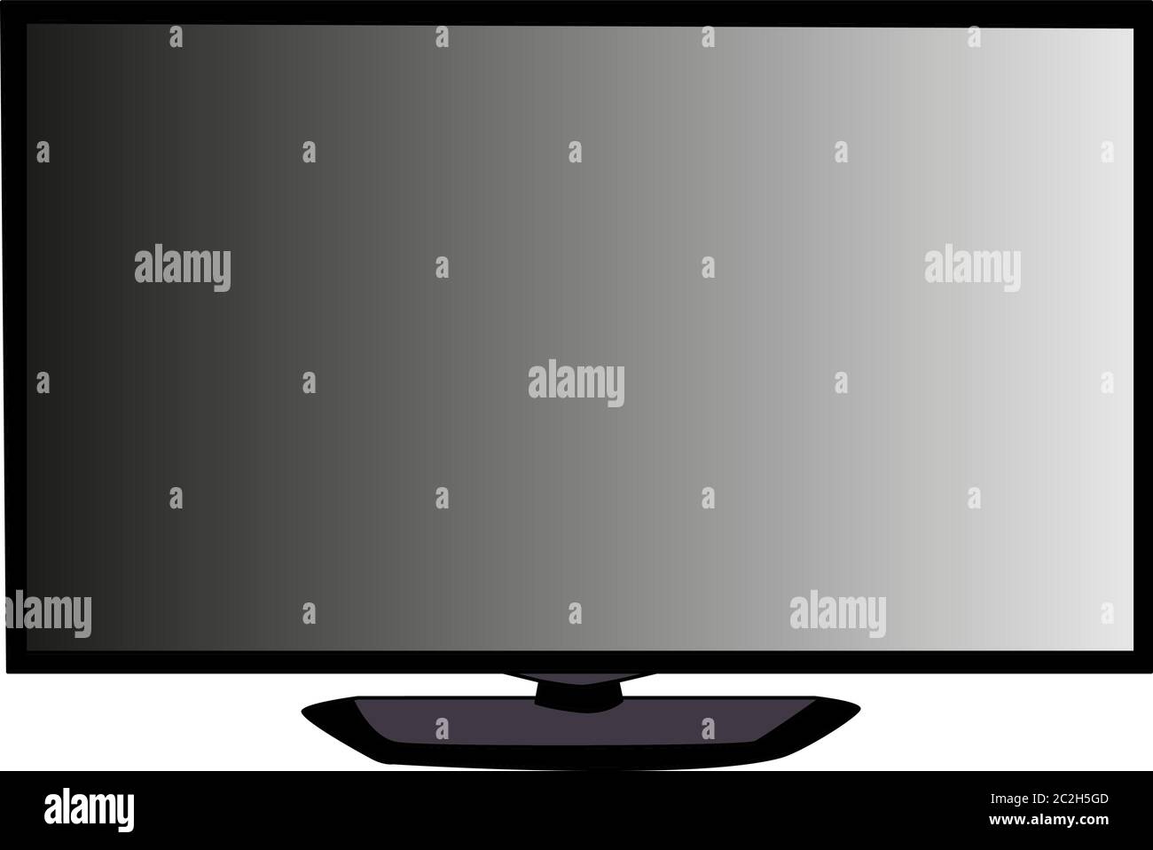 vector, isolated tv, on white background Stock Vector Image & Art - Alamy