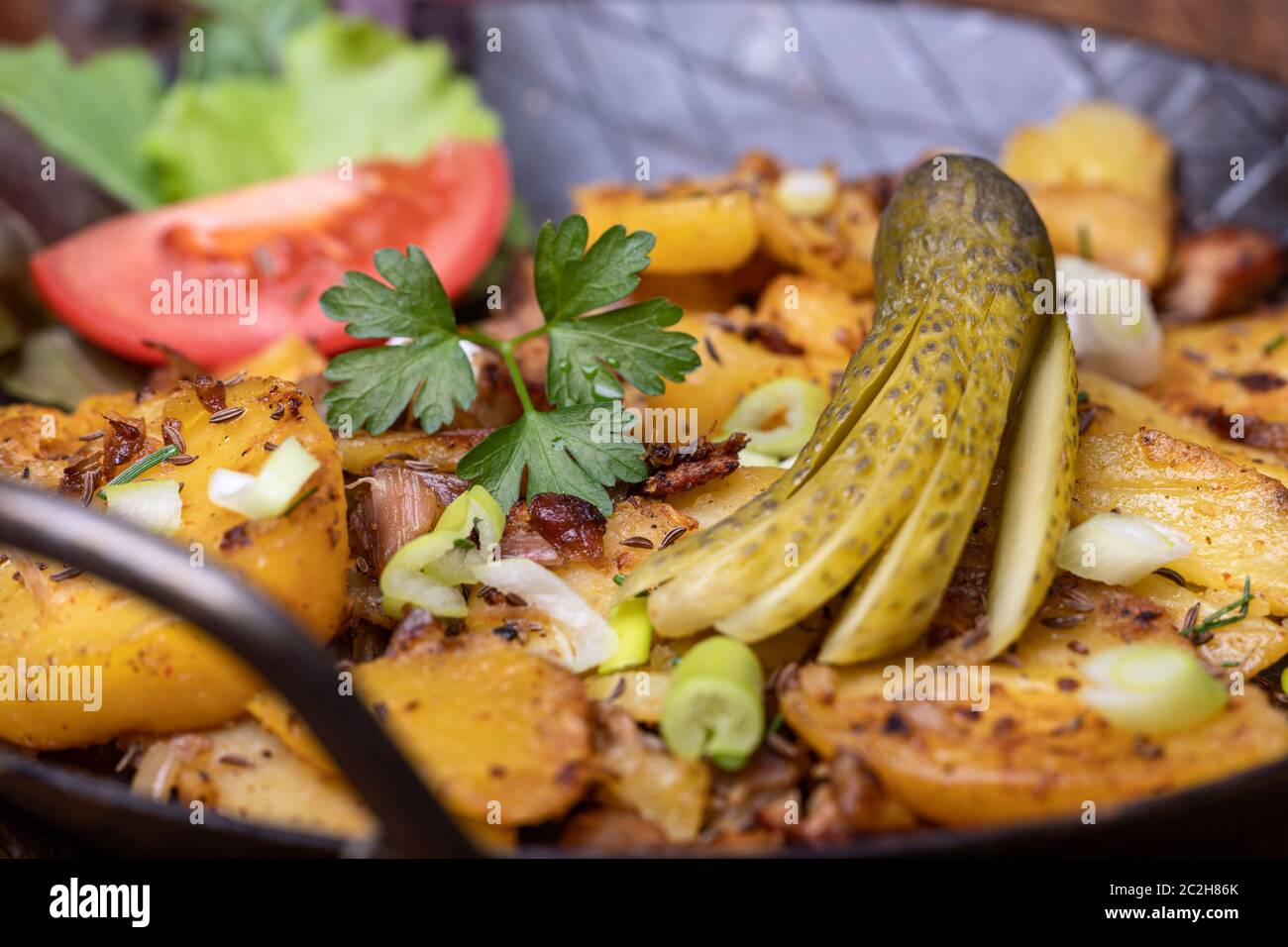 Tyrolean groestl with an egg hi-res stock photography and images - Alamy