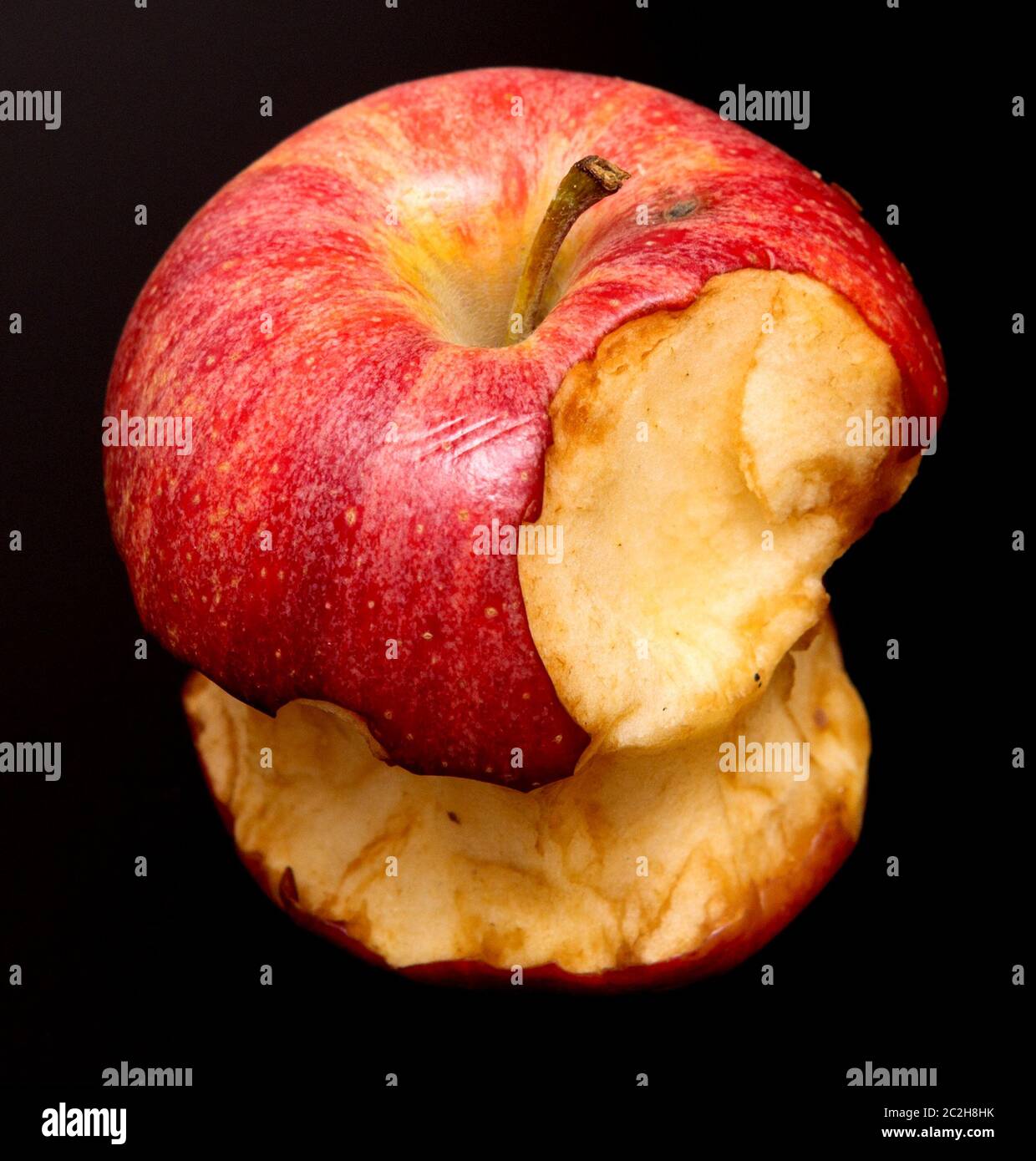 Eaten apple hi-res stock photography and images - Alamy