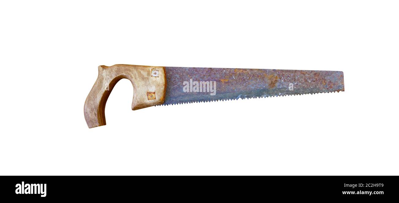 Handsaw teeth close hi-res stock photography and images - Alamy