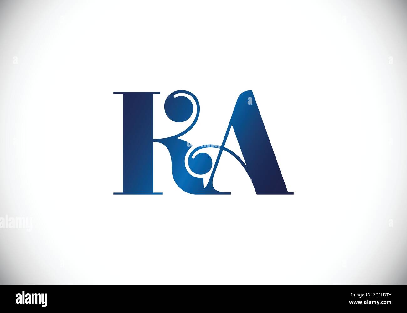 Initial Monogram Letter K A Logo Design Vector Template. K A Letter ...
