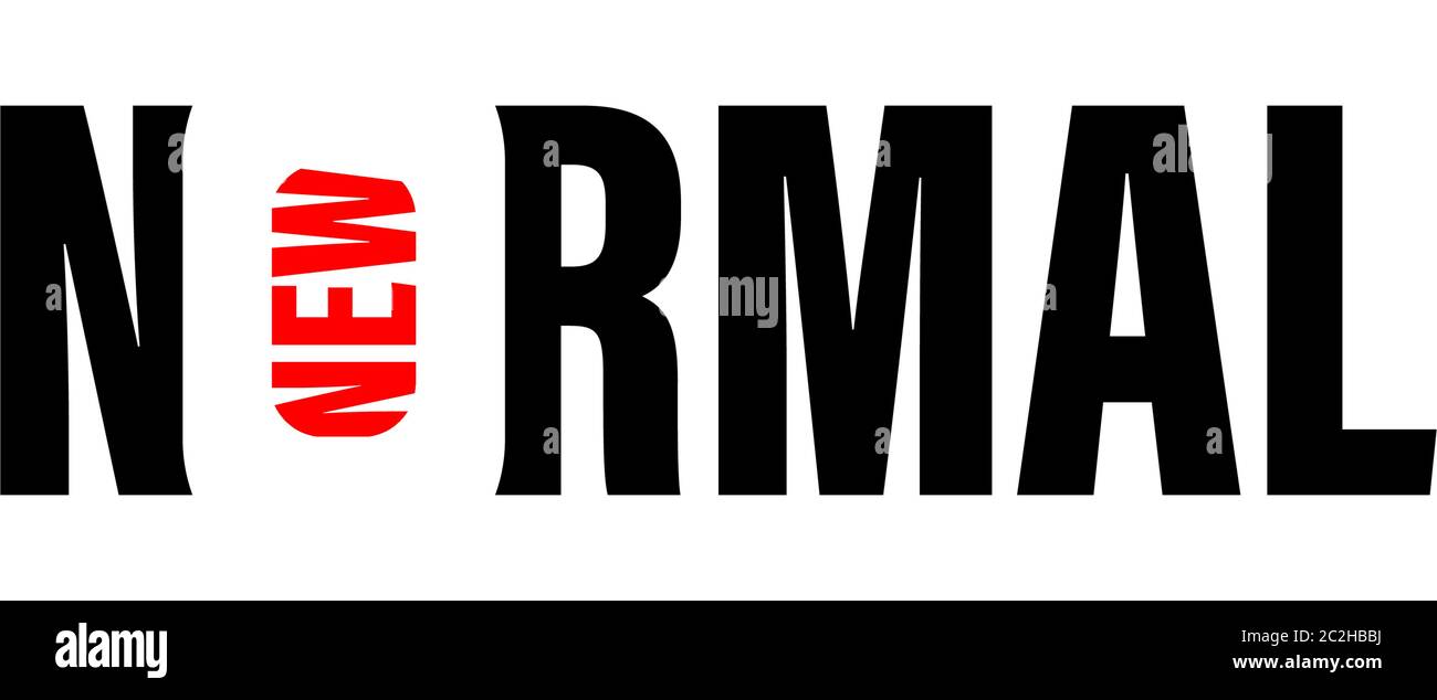 New normal lifestyle concept. After the Coronavirus or Covid-19 causing ...