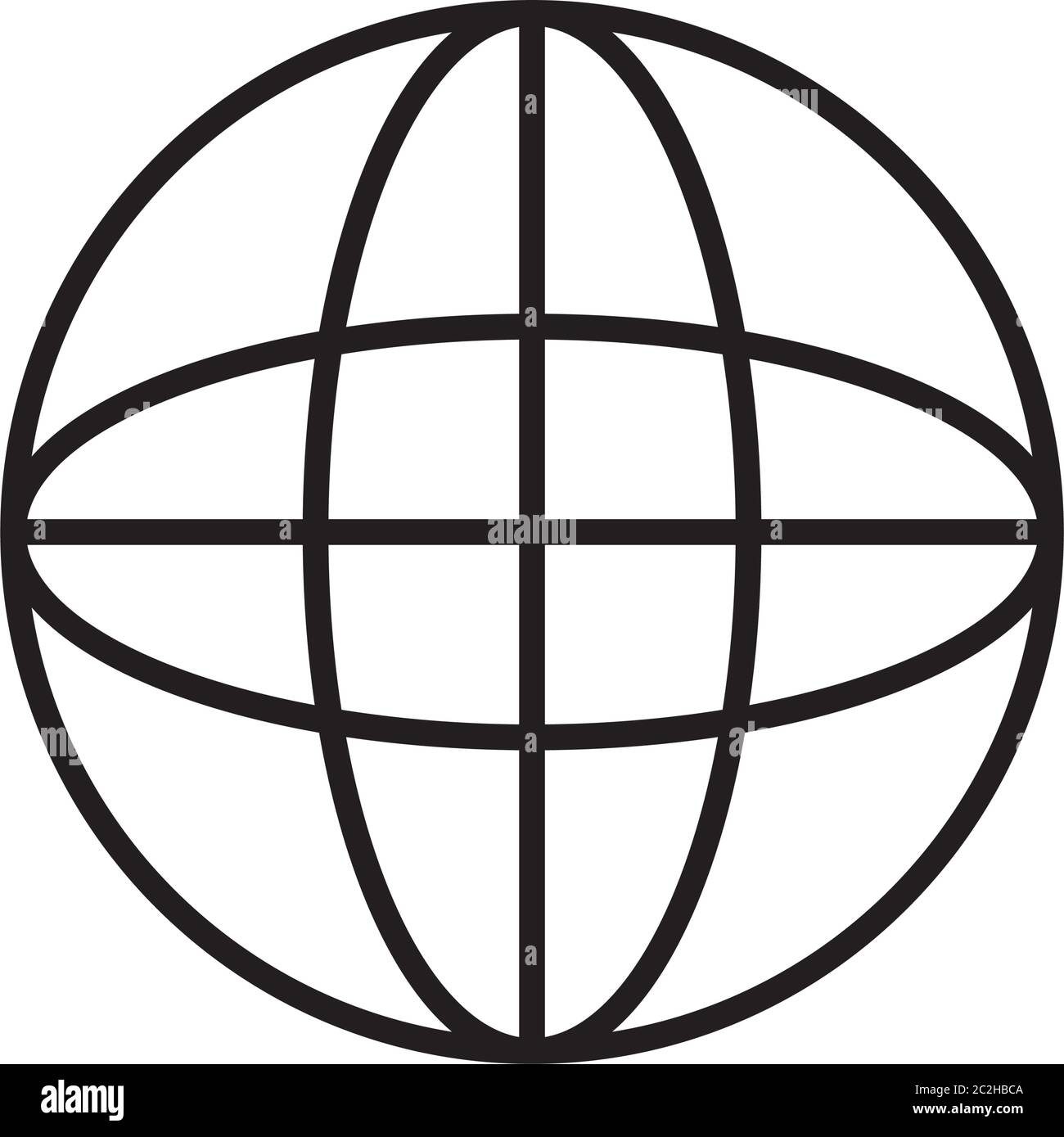 web icons concept, global connection icon over white background, line ...