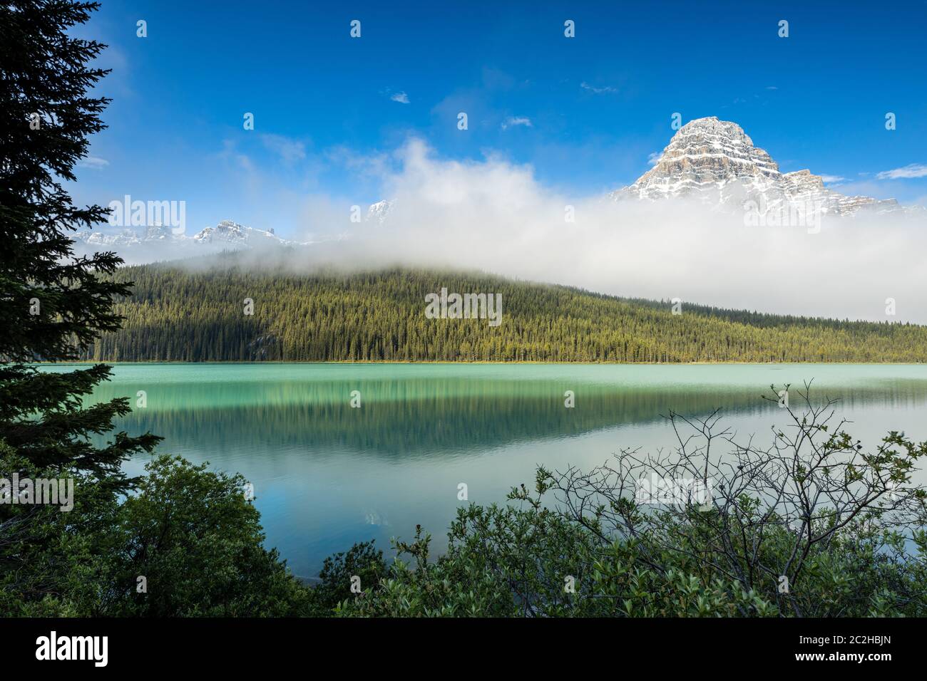 Hector lake banff national park hi-res stock photography and images - Alamy