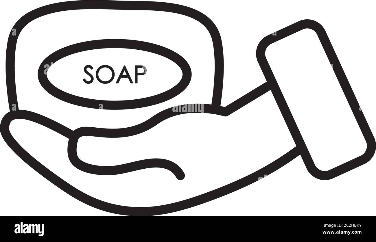 Hand holding detergent Stock Vector Images - Alamy