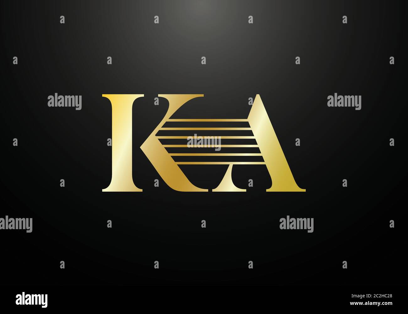 K A Initial Logo High Resolution Stock Photography and Images - Alamy