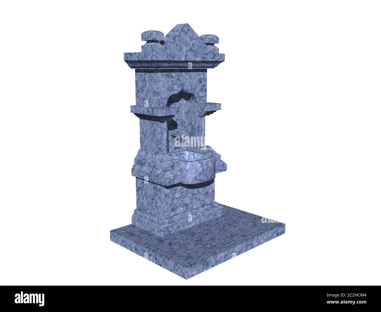 Spring water flow Cut Out Stock Images & Pictures - Alamy