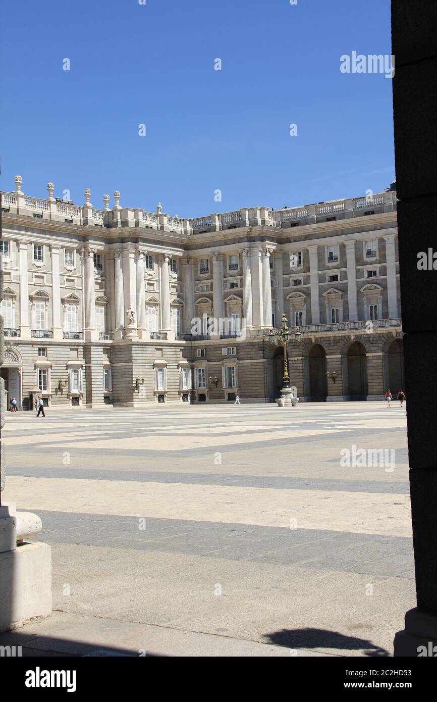 The Royal Palace of Madrid, Spain Stock Photo - Alamy