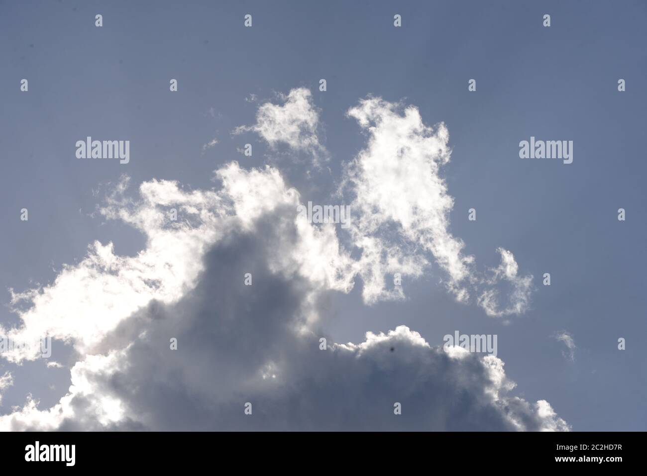 Clouds at the Spanish sky, Costa Blanca, Spain Stock Photo - Alamy