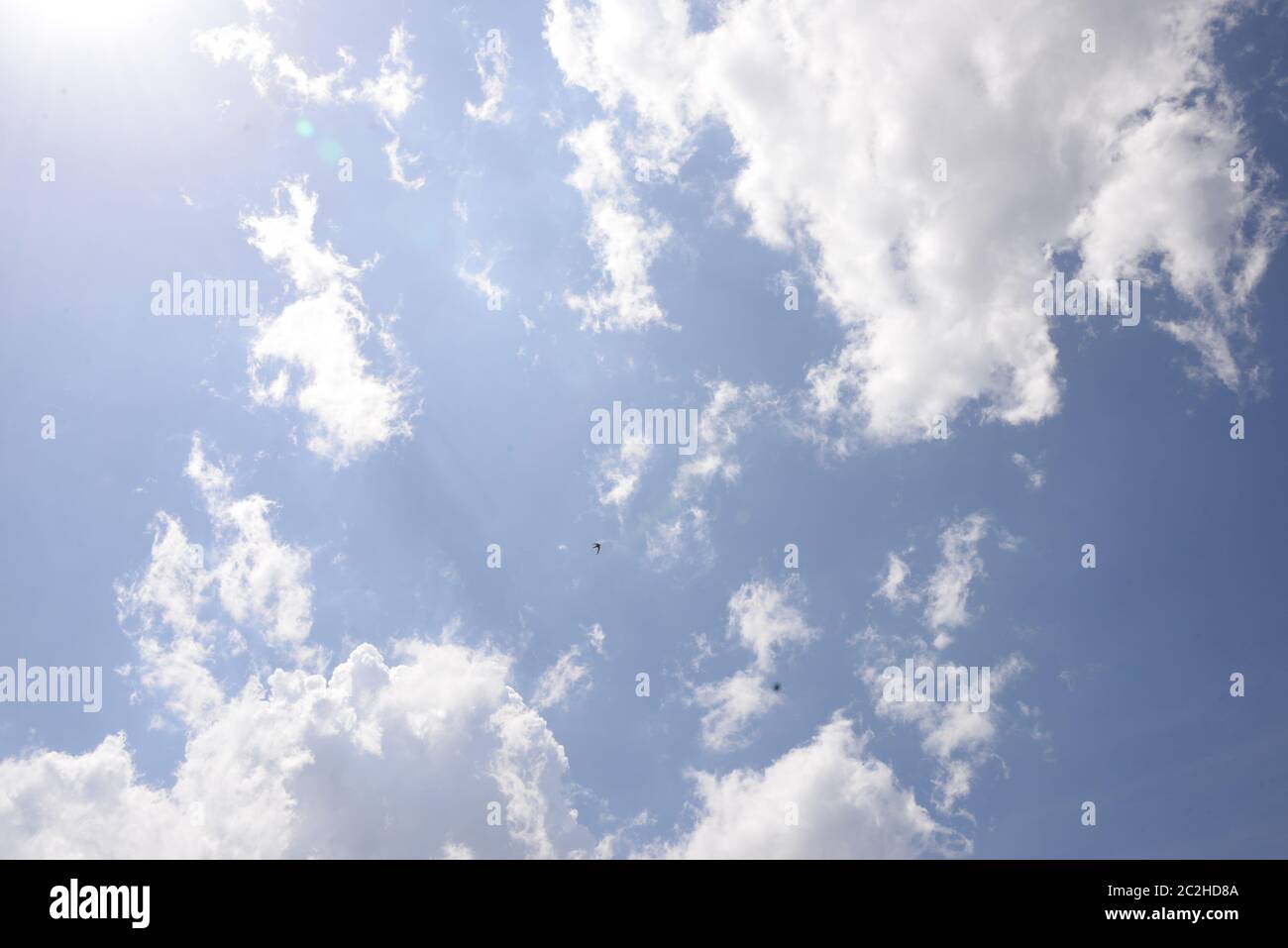 Clouds at the Spanish sky, Costa Blanca, Spain Stock Photo - Alamy