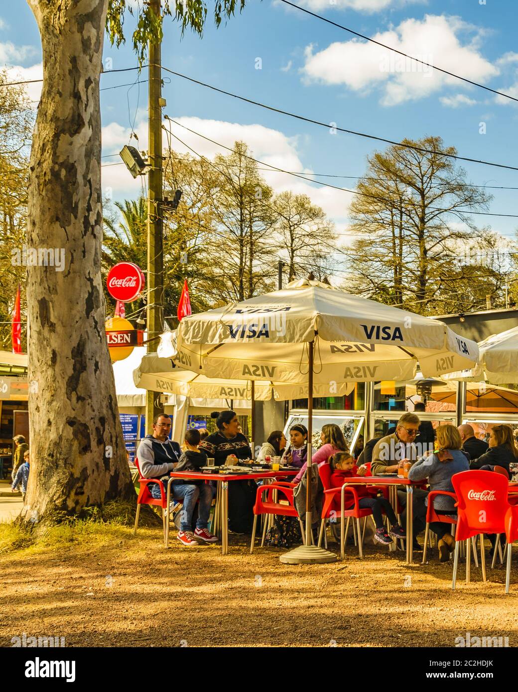 Bar at Rural Exhibition, Montevideo, Uruguay Stock Photo - Alamy