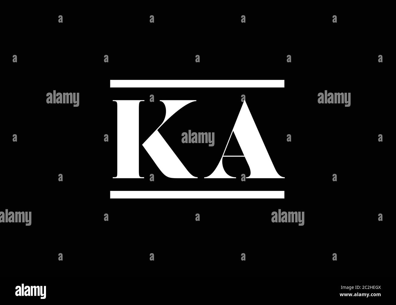 K A Initial Logo High Resolution Stock Photography and Images - Alamy