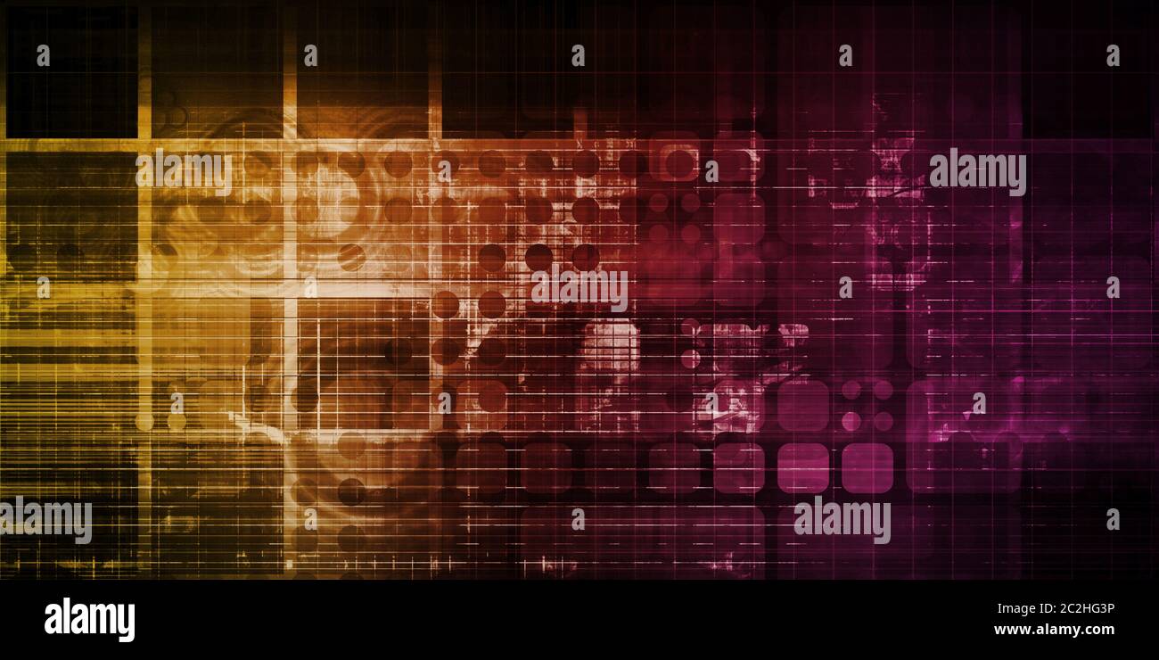 Business Technology with a Corporate Abstract Art Stock Photo - Alamy