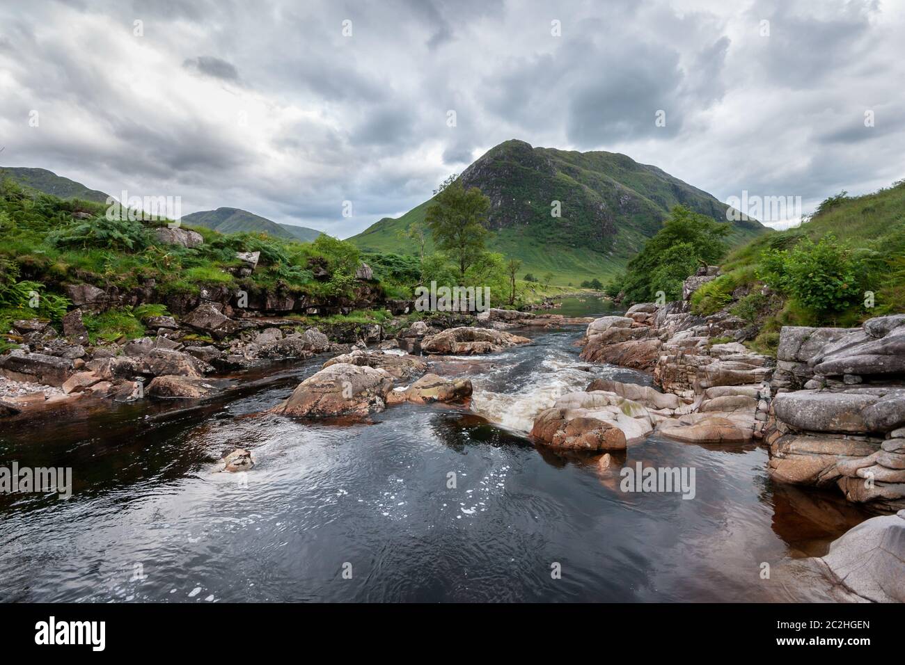 River Etive Glen Etive Scotland Stock Photo - Alamy