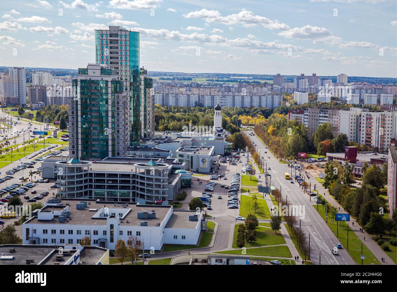 Minsk, modern architecture Stock Photo - Alamy
