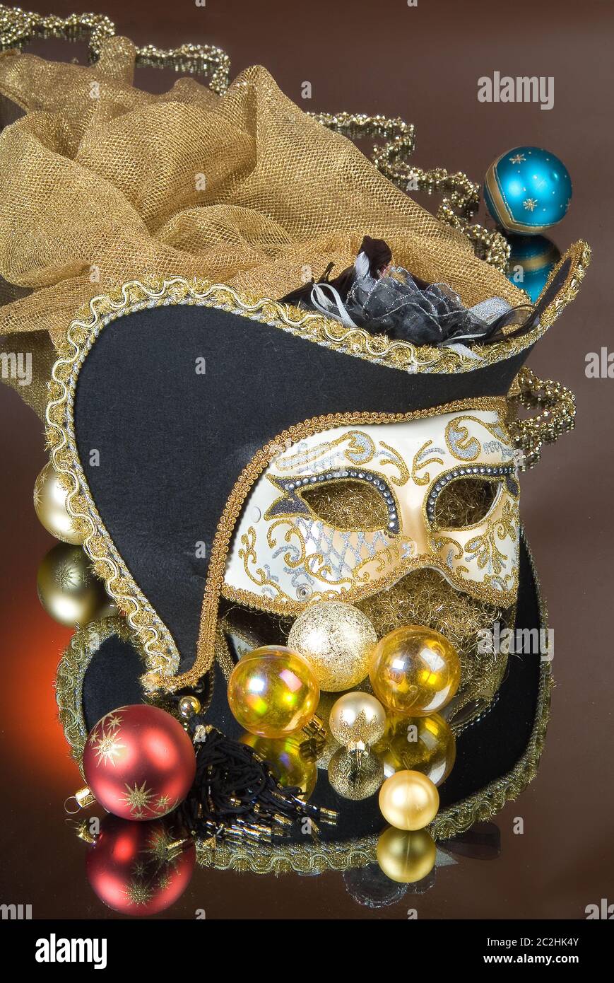 Mask And Balls Stock Photo - Alamy