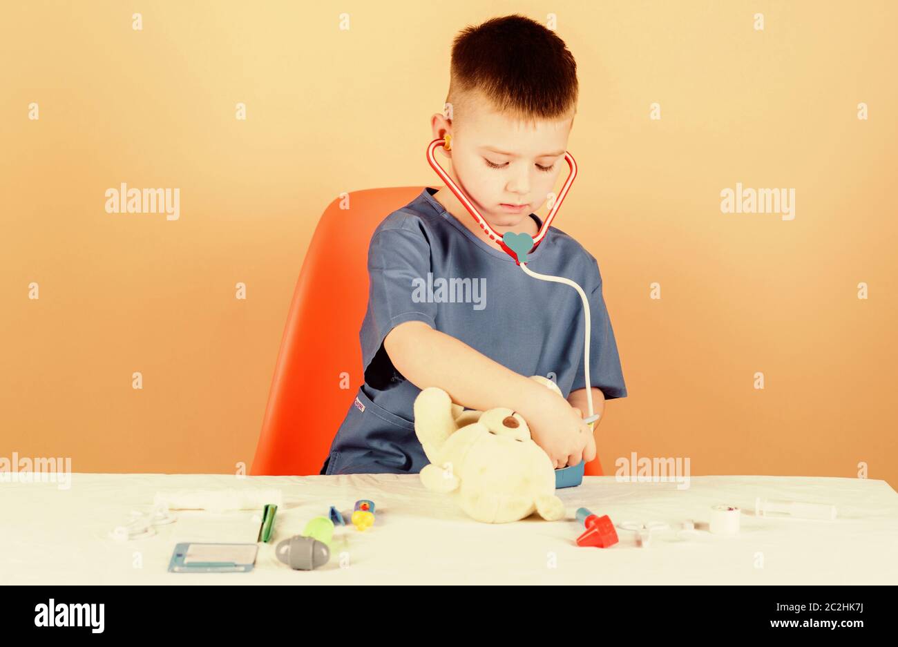 Medicine concept. Medical procedures for teddy bear. Medical education ...