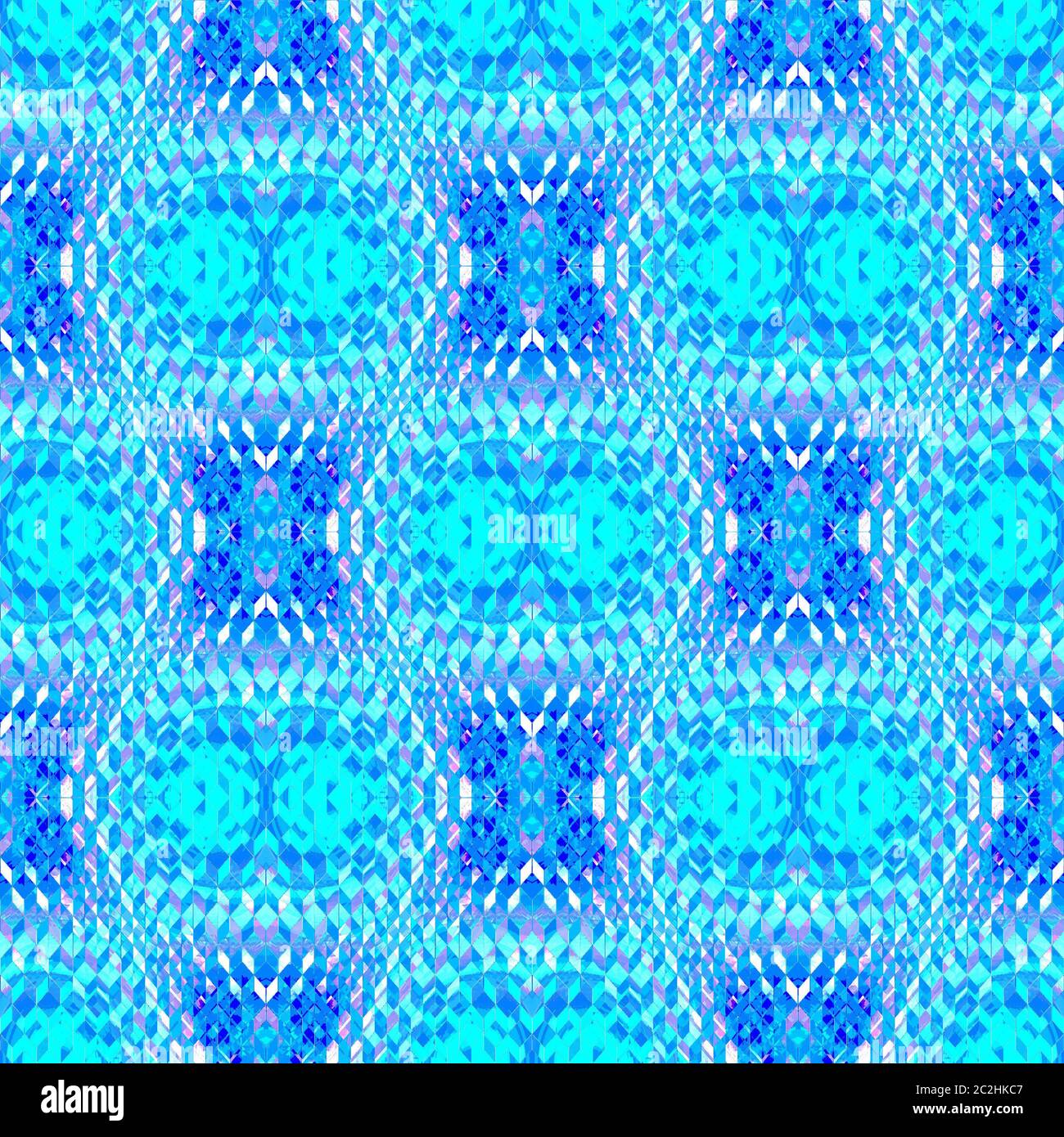 Seamless diamond pattern turquoise blue purple white Stock Photo - Alamy