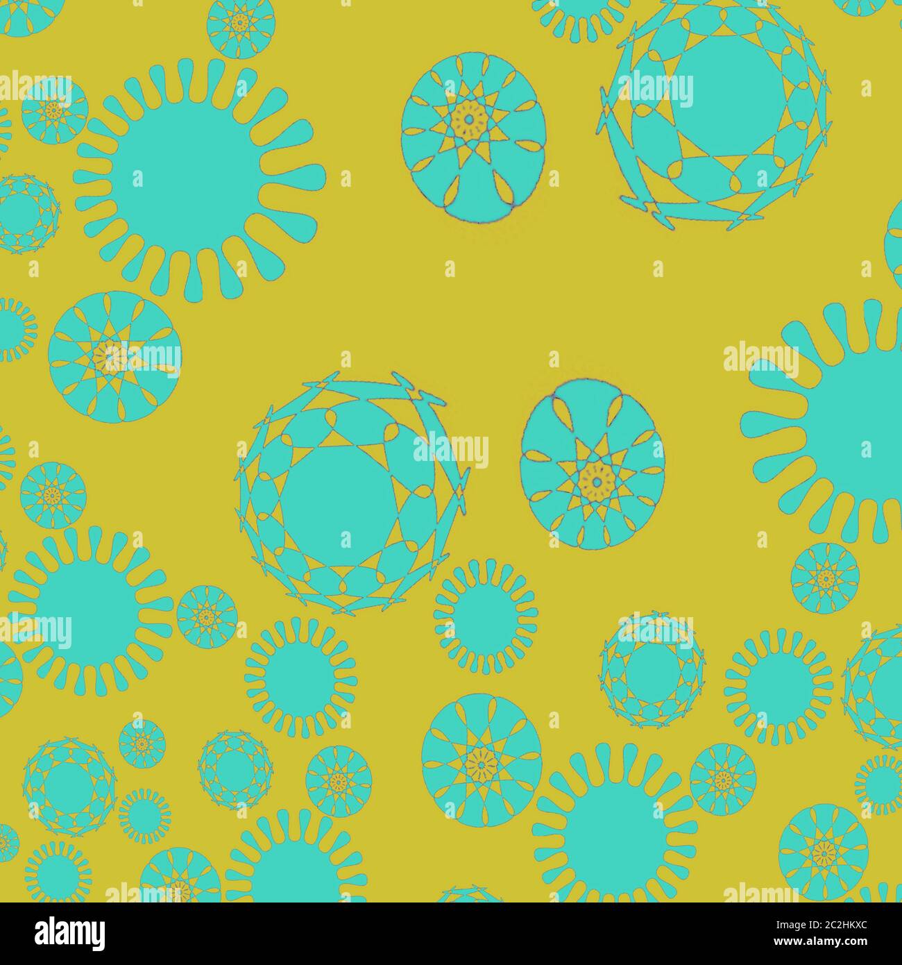 Round floral pattern hi-res stock photography and images - Alamy