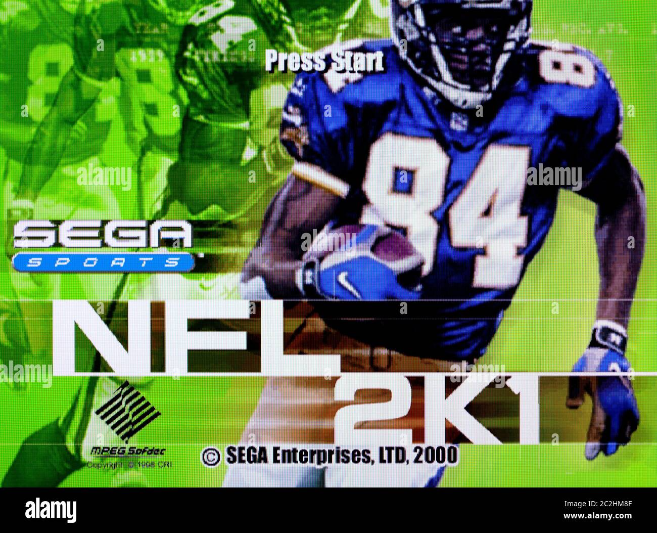 NFL 2K1 - Sega Dreamcast Videogame - Editorial use only Stock Photo - Alamy