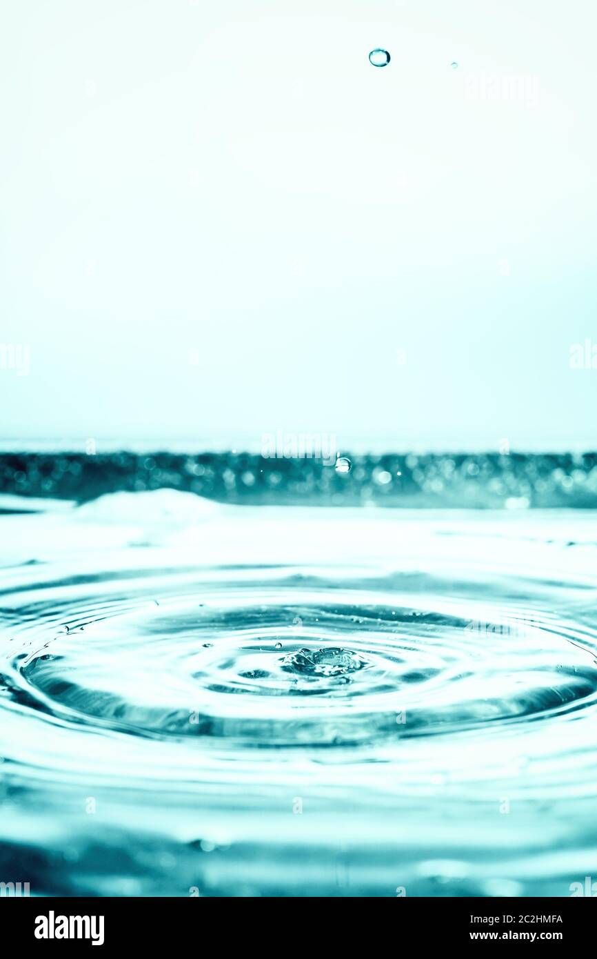 water drop background Stock Photo - Alamy