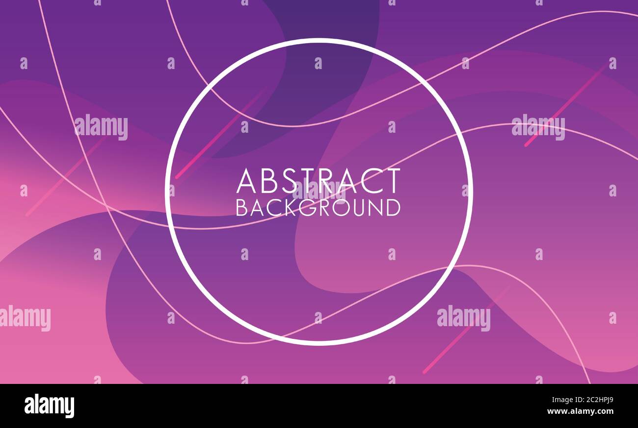 vivid colors and fluids with circular frame abstract background vector ...