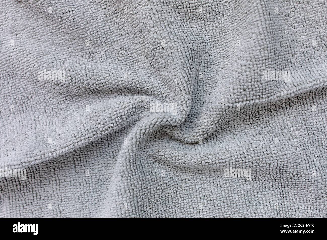 Gray microfiber cloth for cleaning and dusting Stock Photo - Alamy