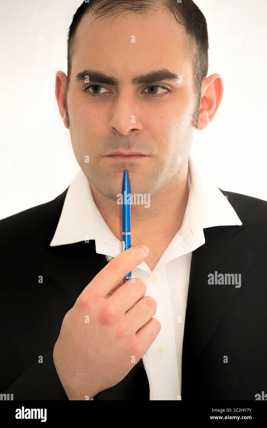 Smart business man hi-res stock photography and images - Alamy