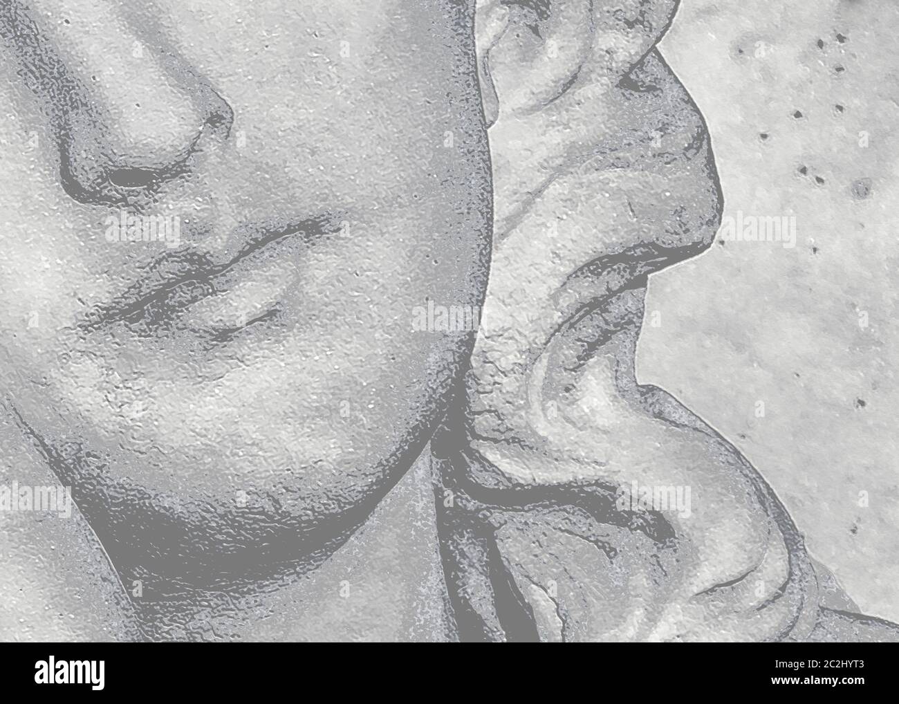Sculpture face close up hi-res stock photography and images - Alamy