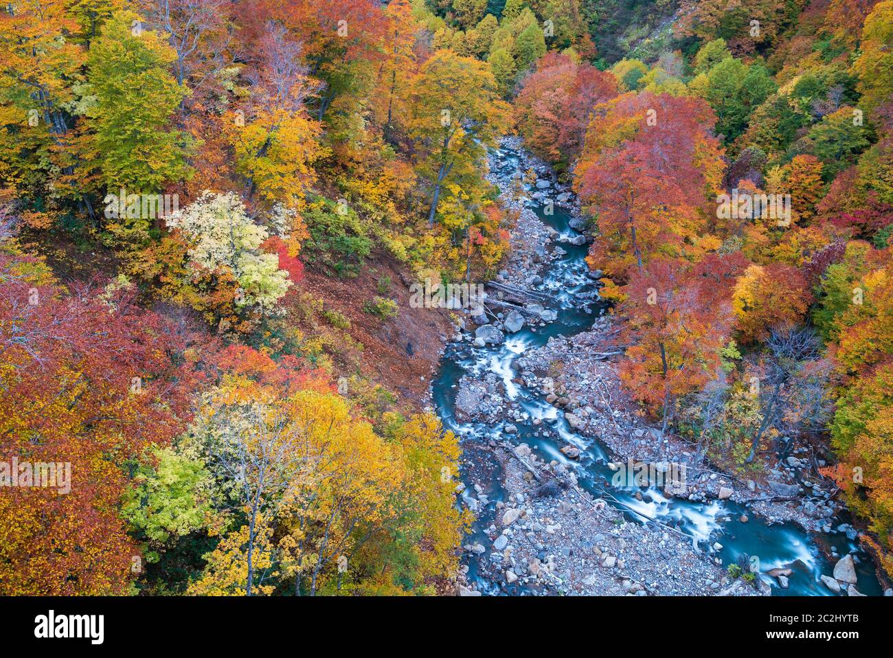 Aerial view japan nature river hi-res stock photography and images - Alamy