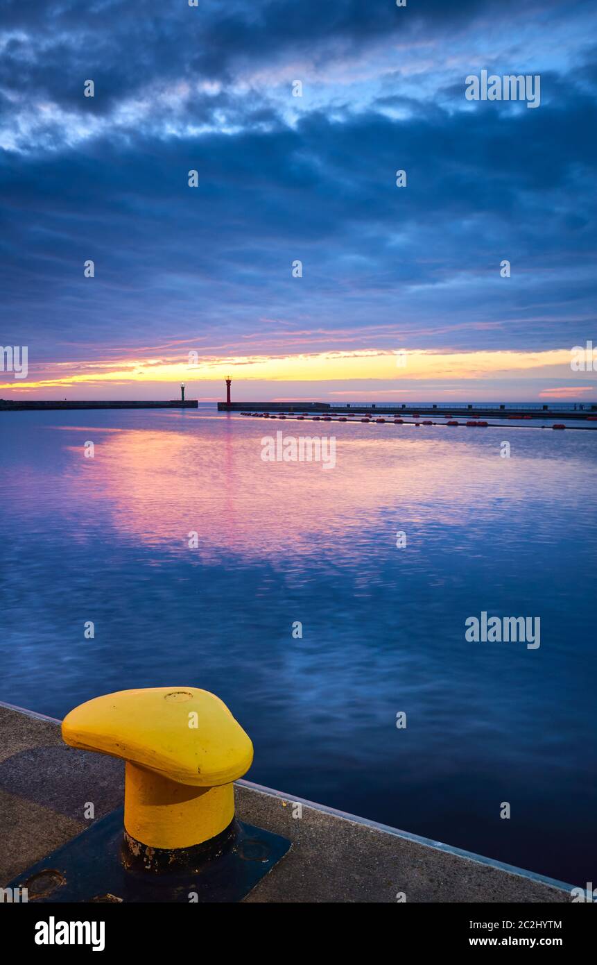 Blue pier hi-res stock photography and images - Alamy