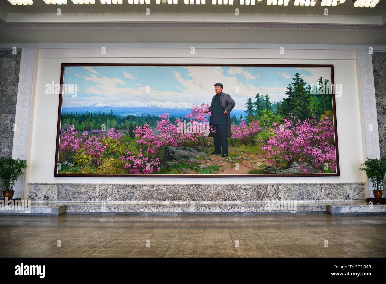 Pyongyang, North Korea - April 29, 2019: Interiors of the Great Peoples ...