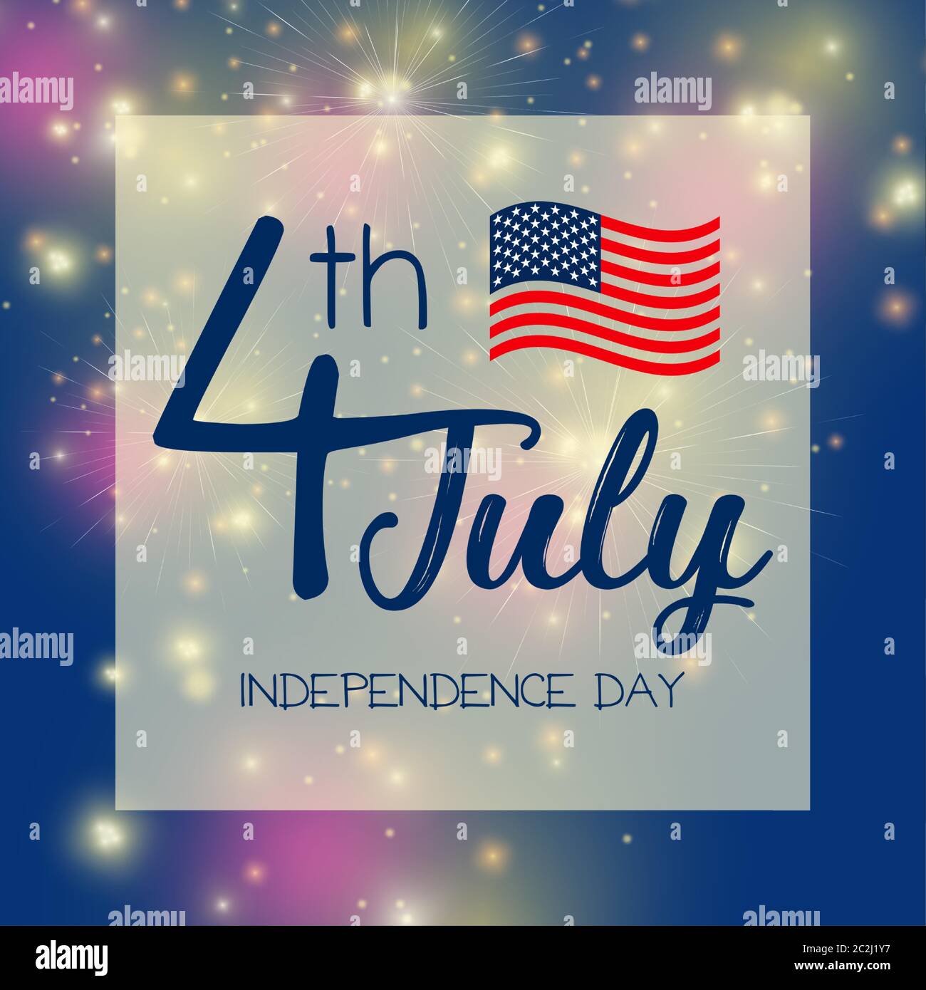 Poster of independence day of United States - Vector Stock Vector Image ...