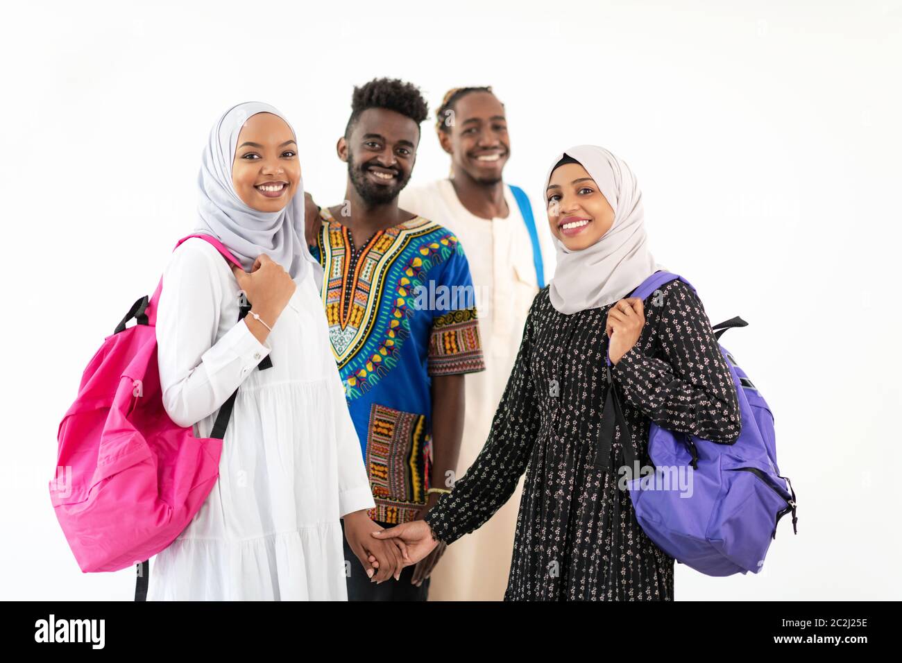 group of happy african students Stock Photo - Alamy